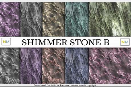 Second Life Marketplace - Shimmer Stone B 10 Seamless Builders Textures NM